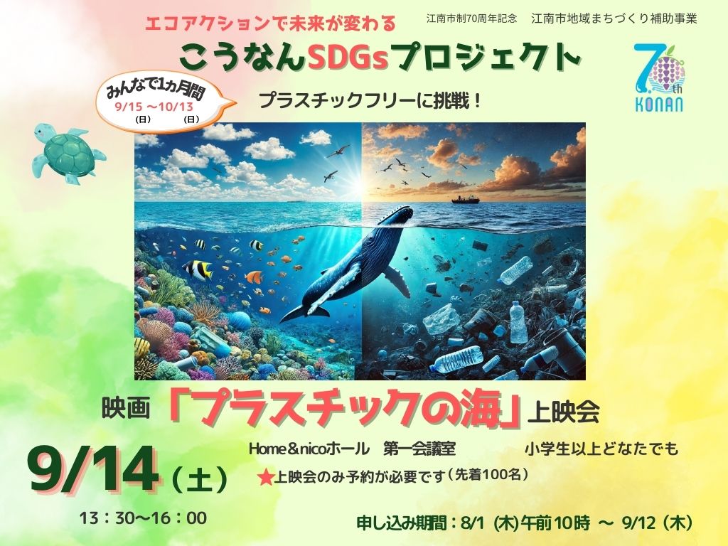 エコアクションで未来が変わる★こうなんSDGsプロジェクト | えこすく